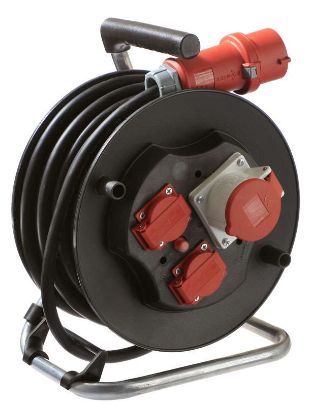 CEE 16A Starkstrom Kabeltrommel 20m 5G2,5 | Lecos-Elektronik - Alles ...